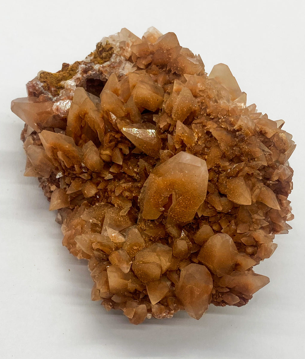 Red Dogtooth Calcite – Crystals and Cleavage